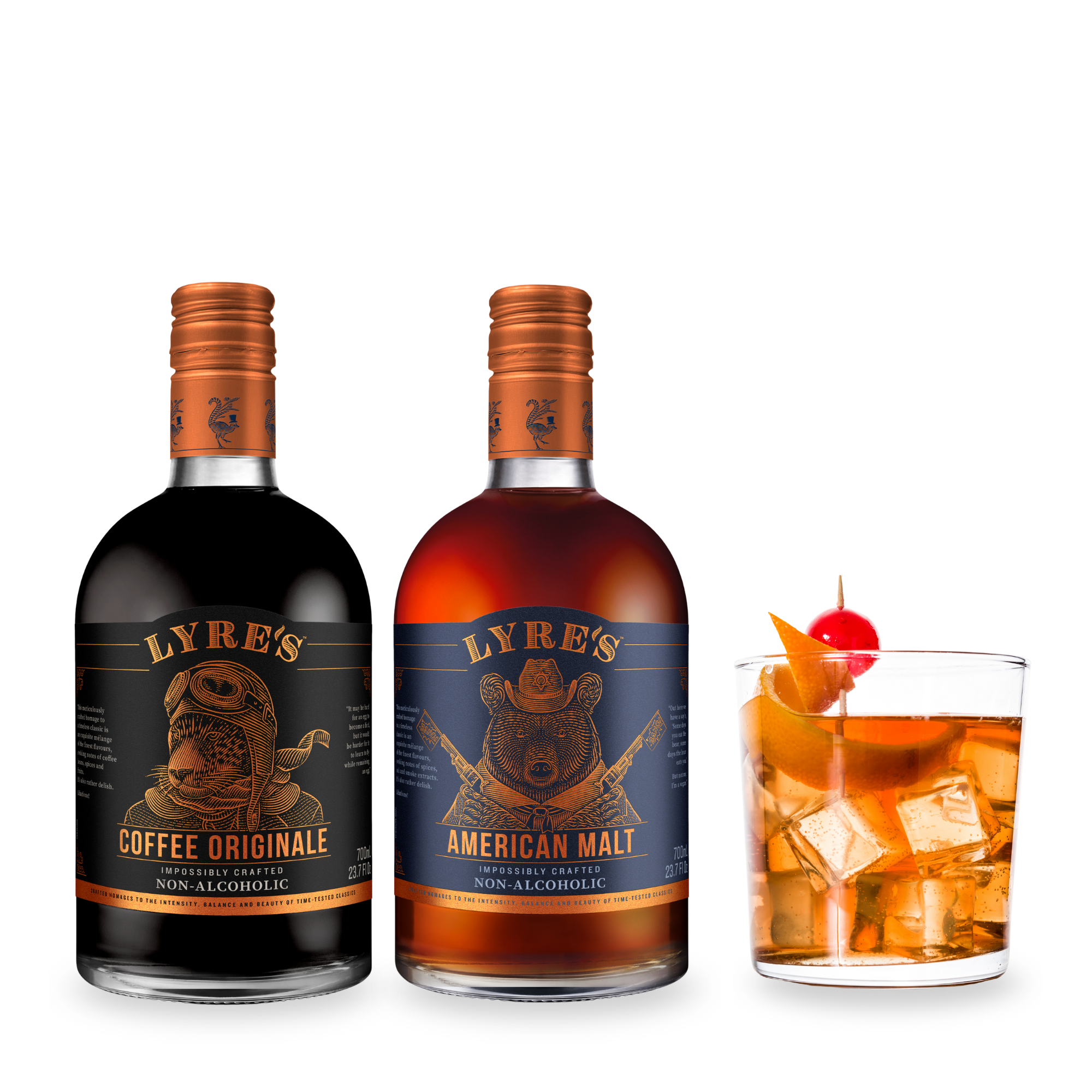 Non-Alcoholic Coffee Old Fashioned Set - 700ml Spirit Bundle